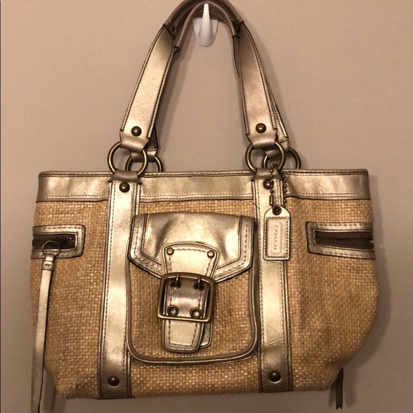 Coach | Bags | Coach Wicker Shoulder Bag | Poshmark